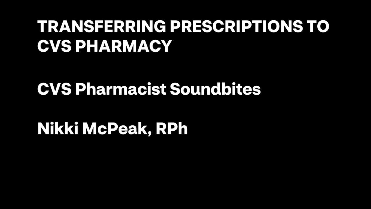 Transferring Prescriptions Media Assets | CVS Health